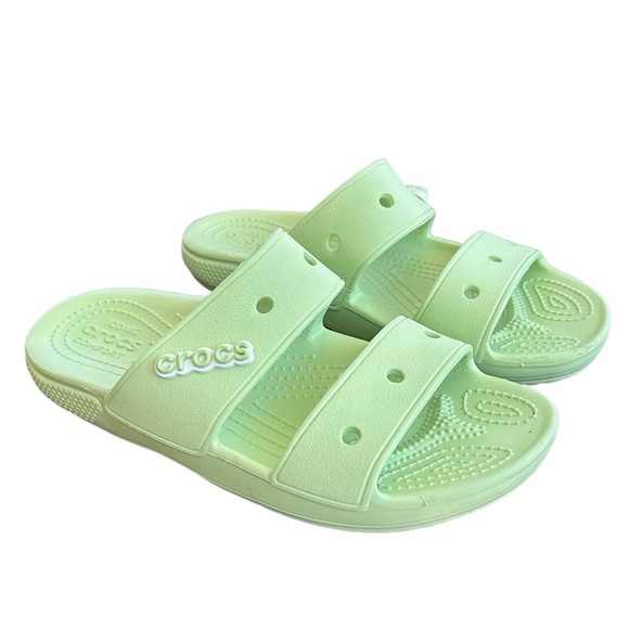 CROCS | Shoes | Crocs Classic Two Strap Sandals Waterproof Slides ...